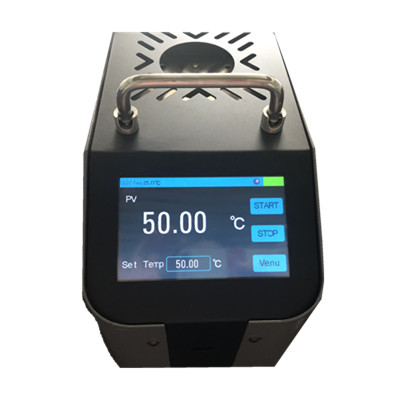 LCD Portable touch screen type Dry block temperature calibrator