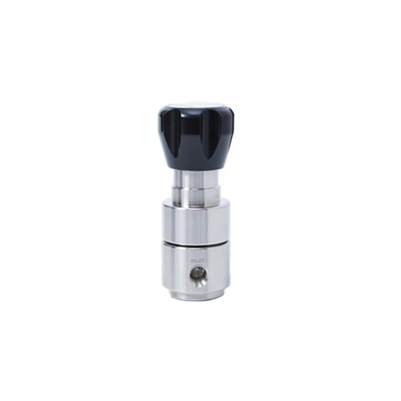 High pressure back pressure valve regulator